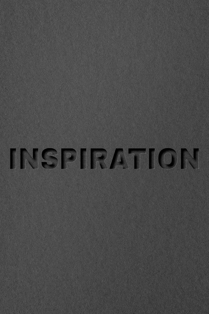 Inspiration text paper cut font | Free Photo - rawpixel