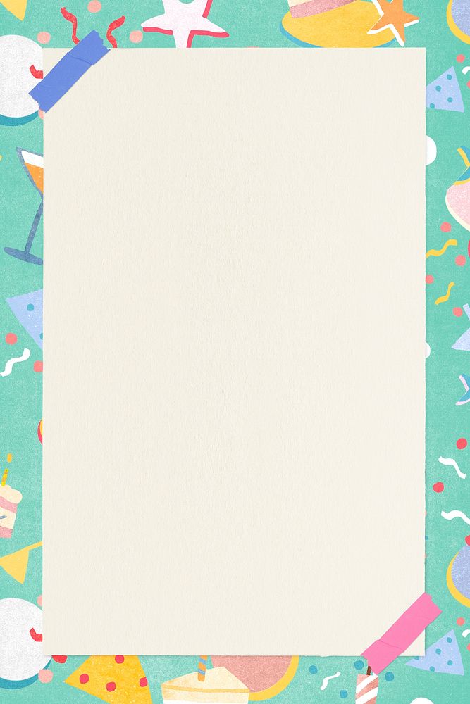 Green birthday celebration frame for your | Free Photo - rawpixel