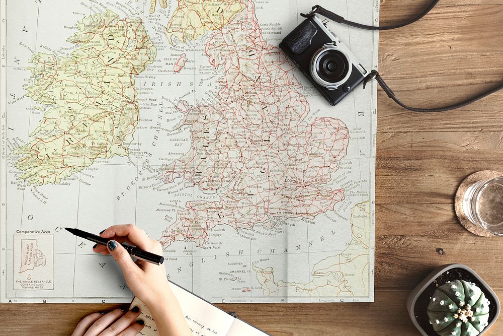 World map mockup, realistic paper | Free PSD Mockup - rawpixel