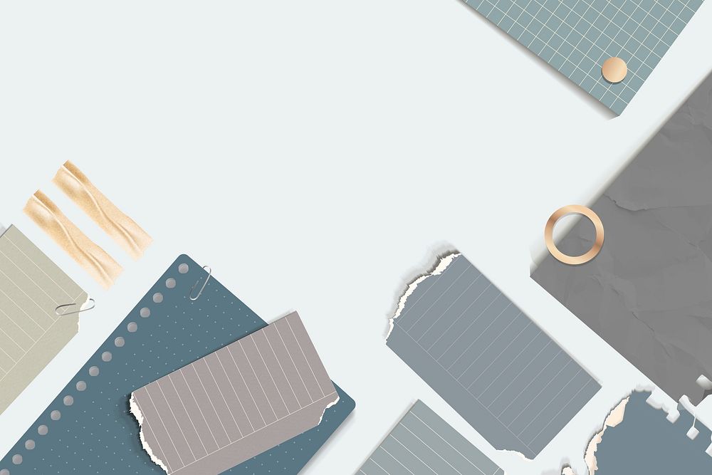 Ripped notes background design vector | Premium Vector - rawpixel