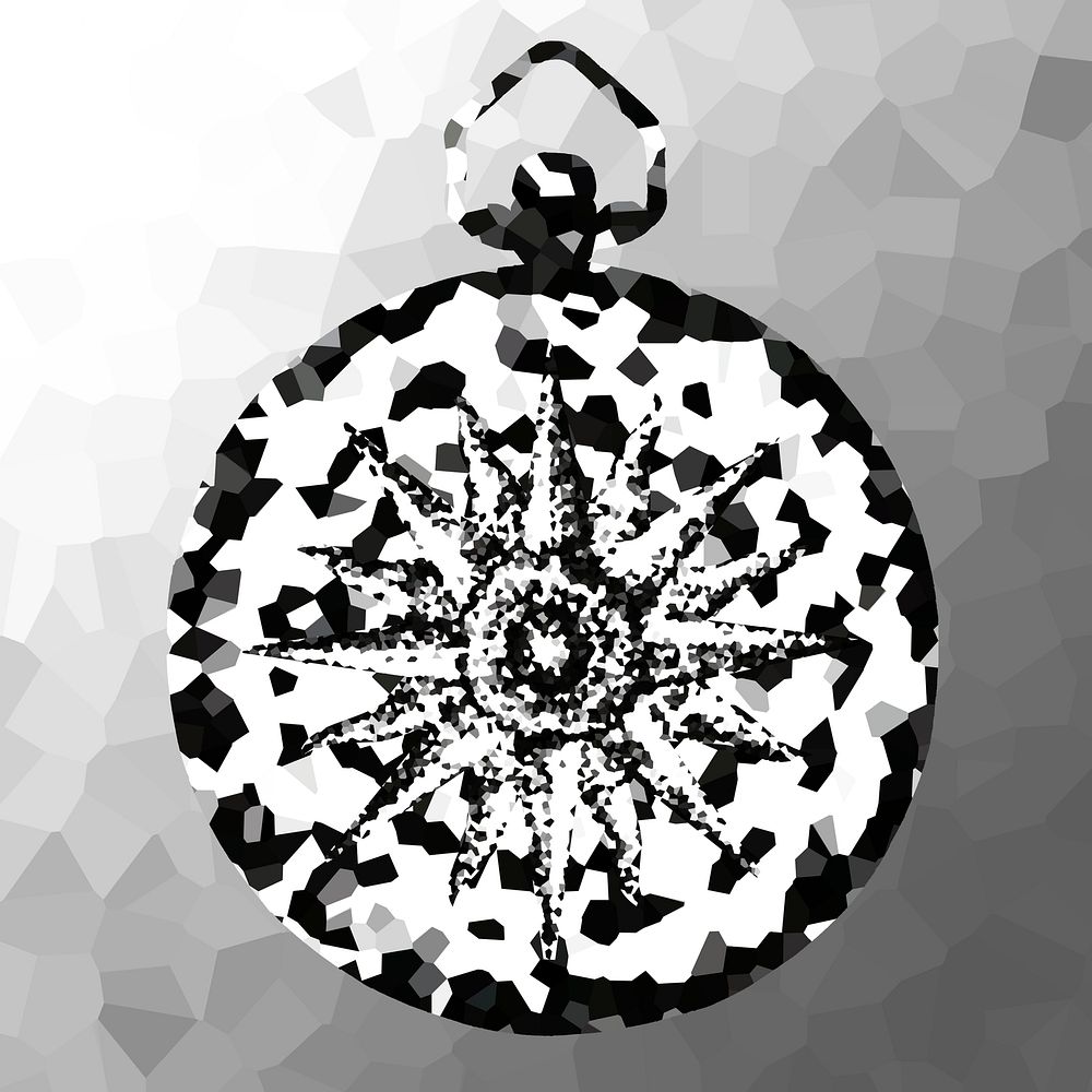 Crystallized style compass illustration design | Free PSD - rawpixel