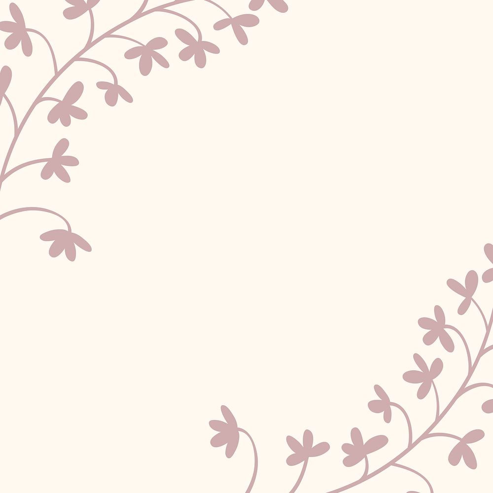 Leafy frame card design vector | Premium Vector - rawpixel