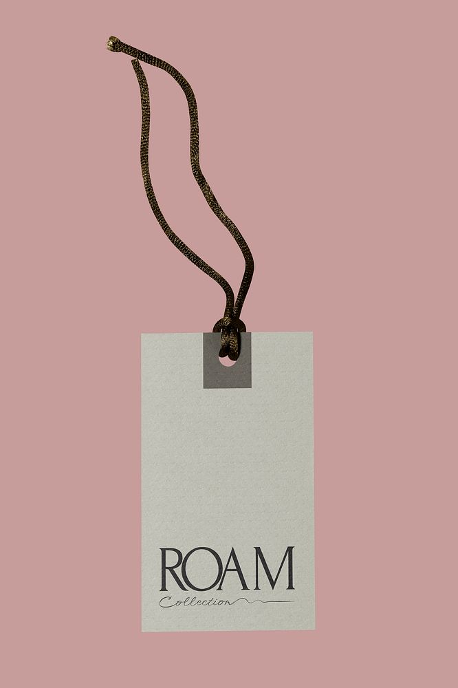 Clothing label mockup, aesthetic | Free PSD Mockup - rawpixel