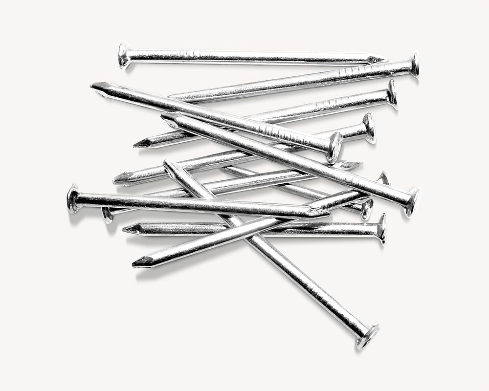 Pile of nails, isolated image | Free Photo - rawpixel