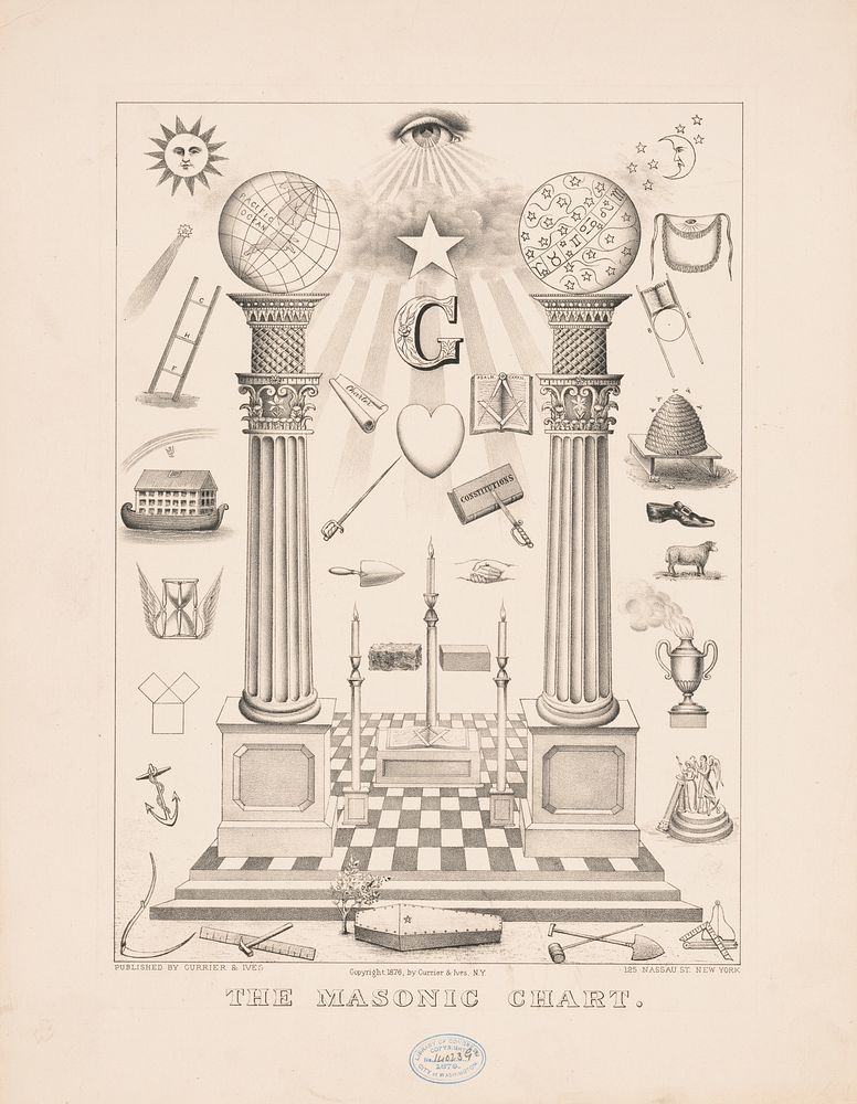 The masonic chart | Free Photo - rawpixel