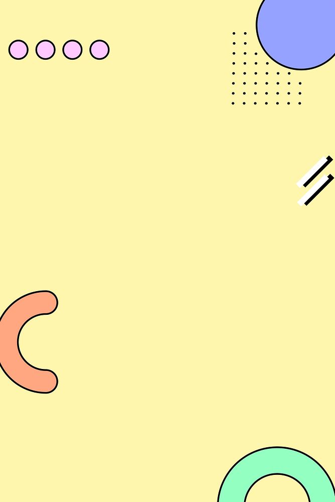 Blue funky background, memphis border | Premium Photo - rawpixel