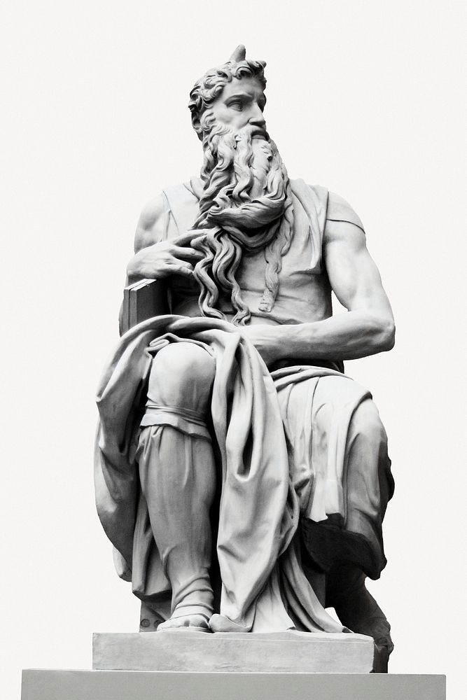 Zeus statue collage element psd | Free PSD - rawpixel