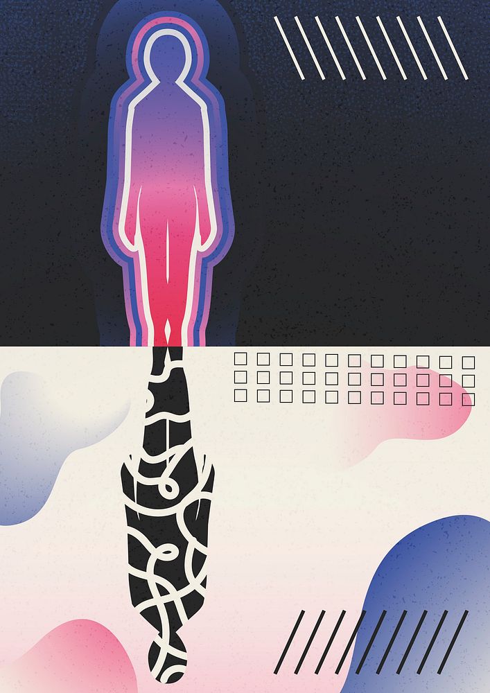 Spiritual awakening illustration, body and | Photo Illustration - rawpixel