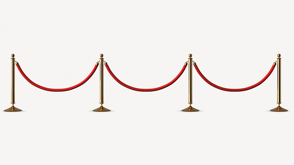 Gold barricade collage element psd | Premium PSD - rawpixel