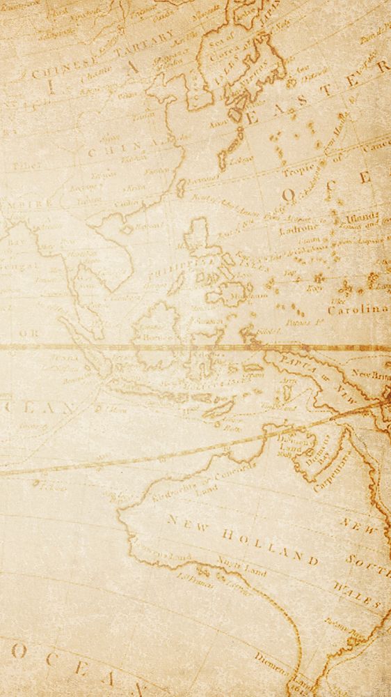 Vintage world map phone wallpaper, | Premium Photo - rawpixel