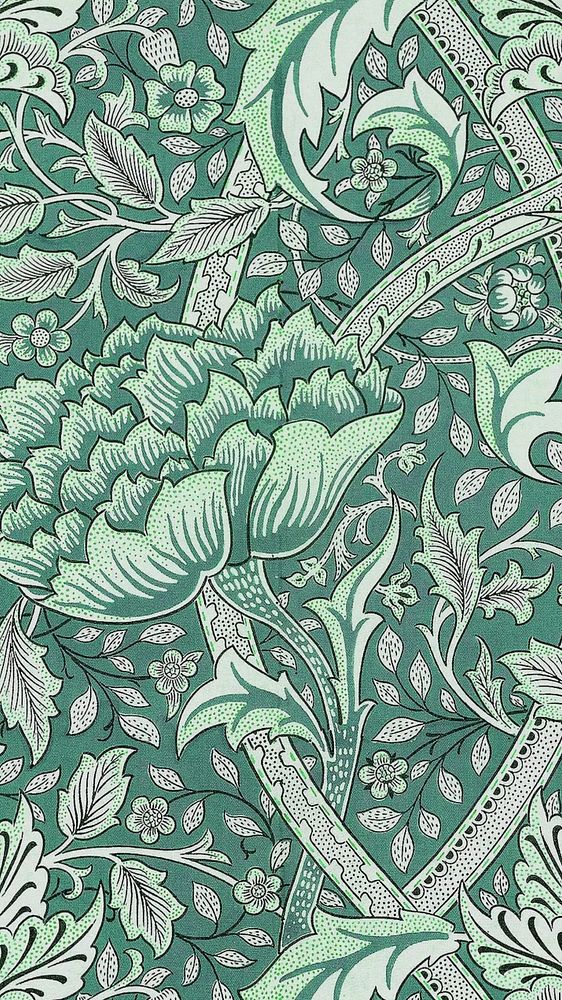 William Morris' Windrush iPhone wallpaper, | Premium Photo Illustration ...