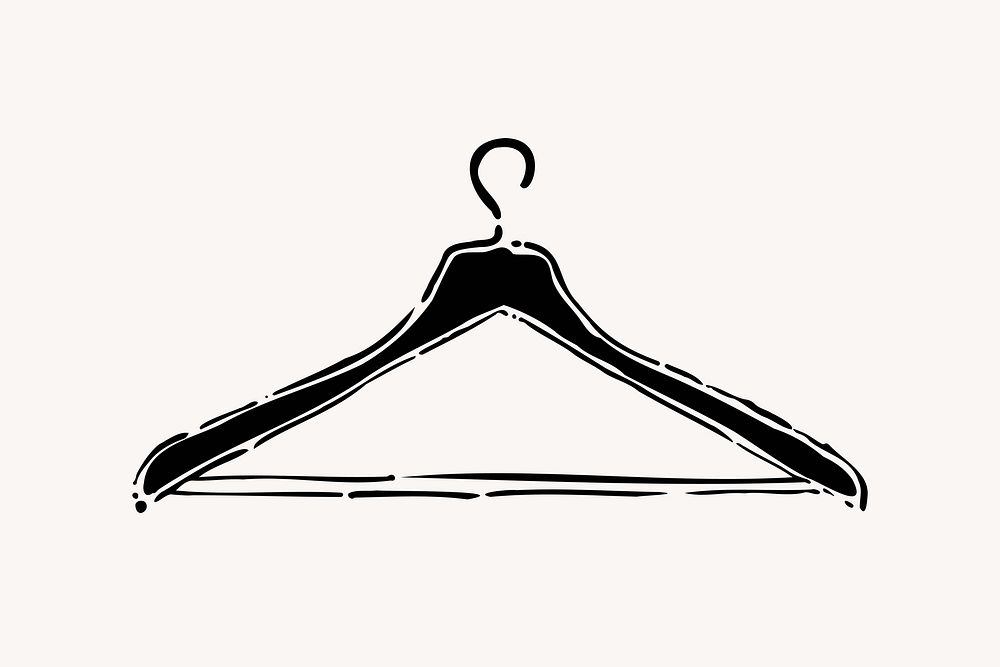 Hanger line art illustration | Free Photo - rawpixel