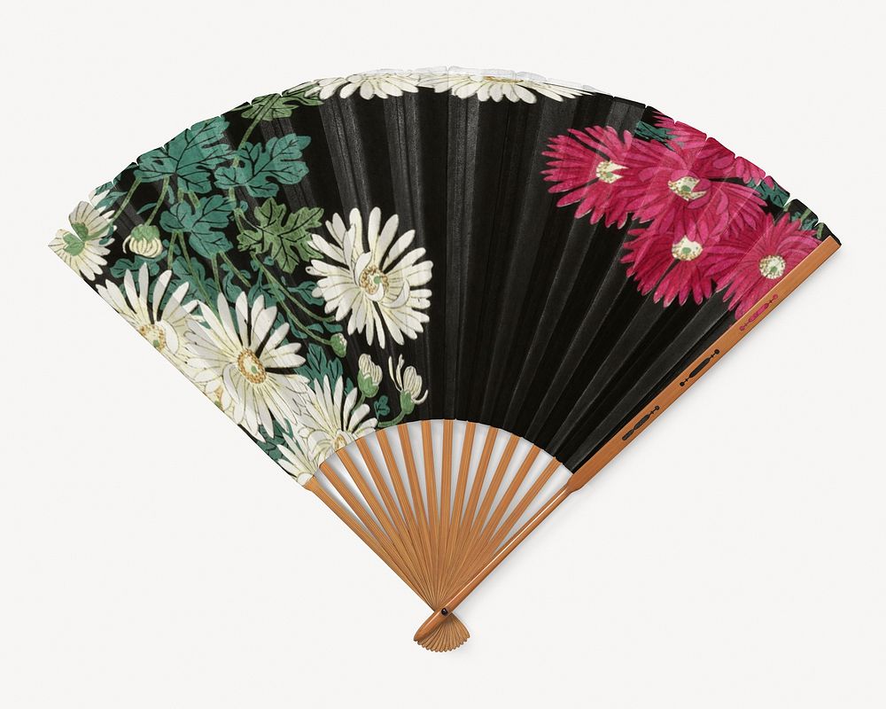 Floral hand fan, Ohara Koson's | Free Photo - rawpixel