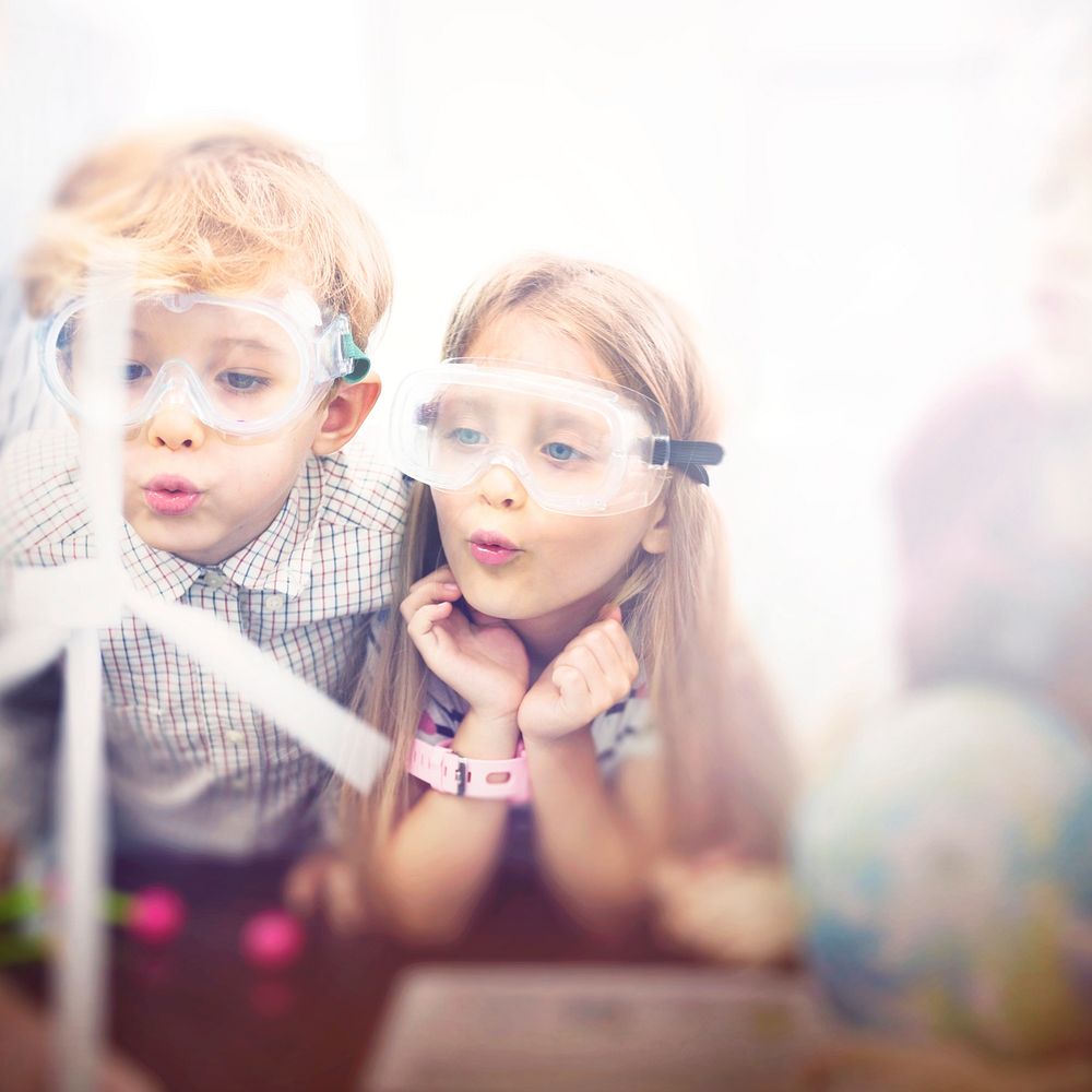 Kids science goggles background, education | Premium Photo - rawpixel