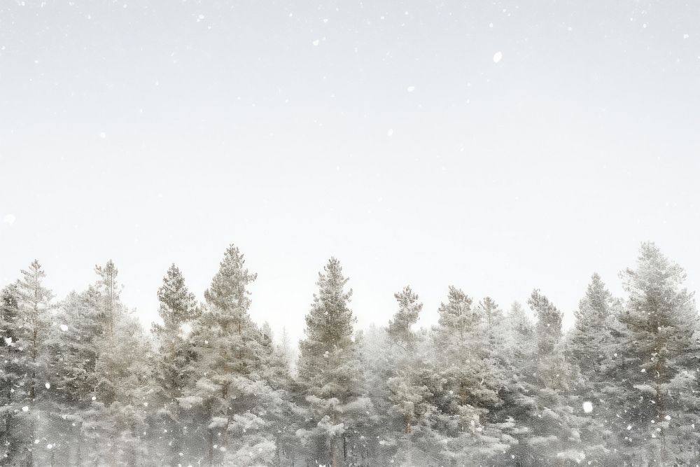 Snow tree backgrounds blizzard. AI | Free Photo - rawpixel