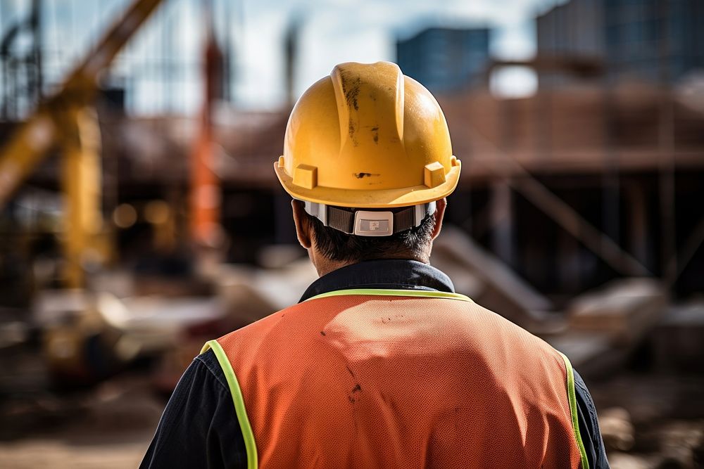 Helmet construction hardhat worker. AI | Free Photo - rawpixel