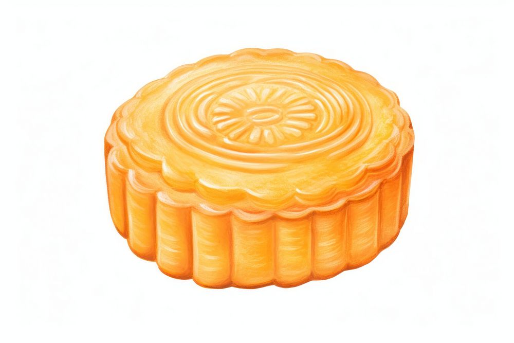 Mooncake dessert, digital paint illustration. | Free Photo Illustration ...