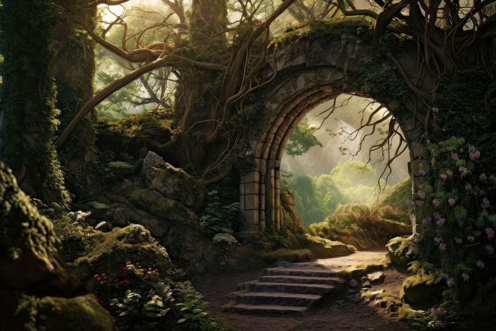 Land arch architecture outdoors. AI | Free Photo - rawpixel