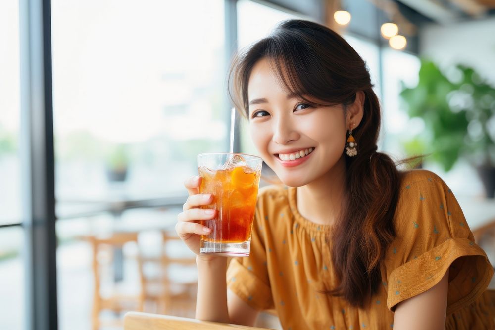 Drinking smile soda refreshment. AI | Free Photo - rawpixel