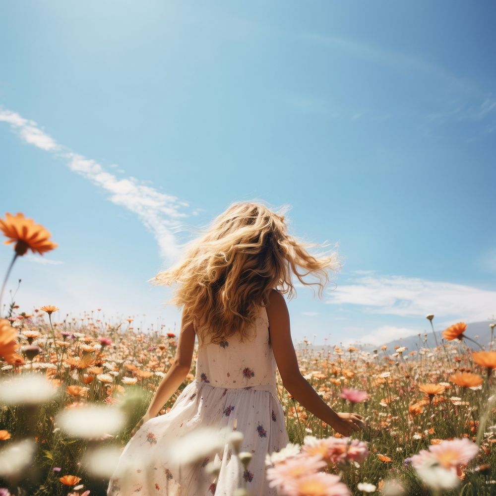 Flower outdoors summer plant. AI | Free Photo - rawpixel