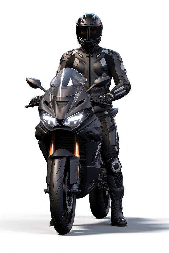 Motorcycle rider posing helmet vehicle | Free Photo - rawpixel