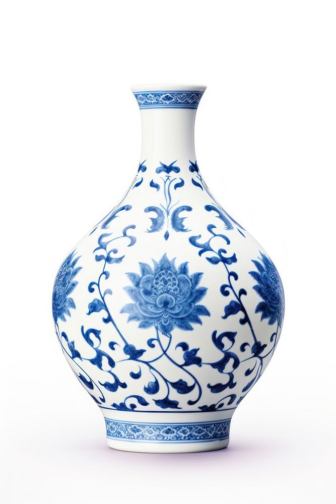 Chinese vase porcelain pottery pattern. | Free Photo - rawpixel