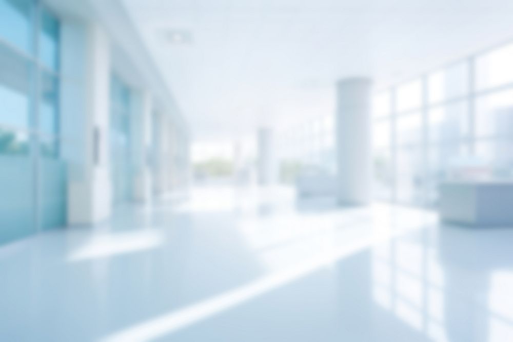 Blurred hospital corridor backdrop, natural | Free Photo - rawpixel
