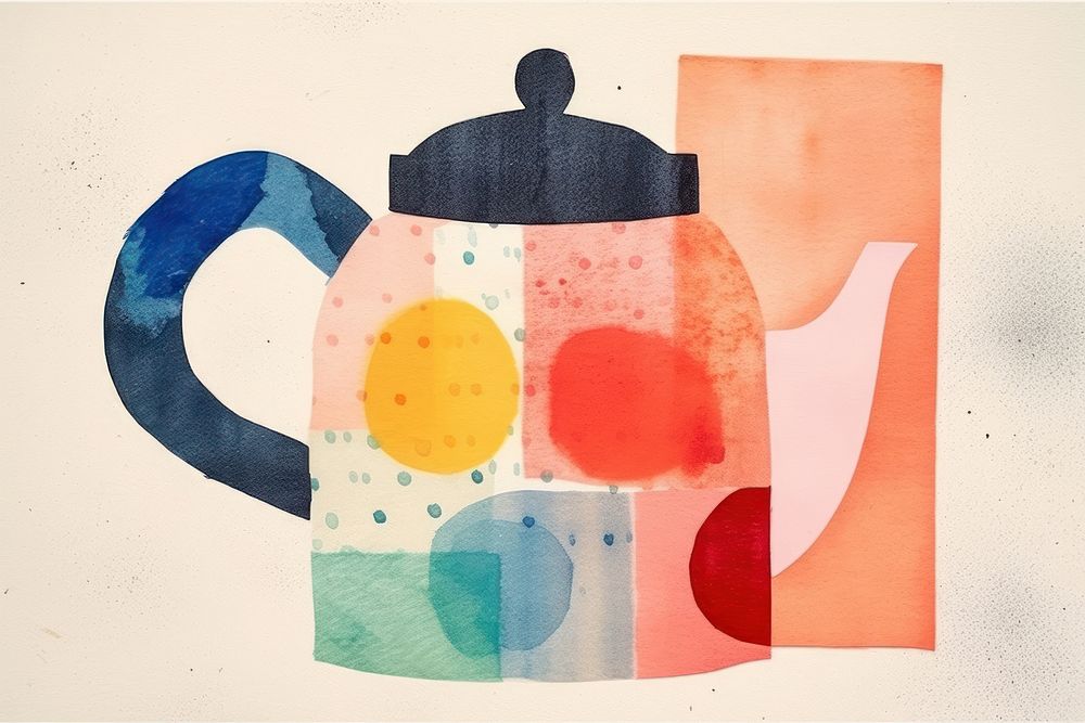 Tea pot art teapot refreshment. | Free Photo Illustration - rawpixel