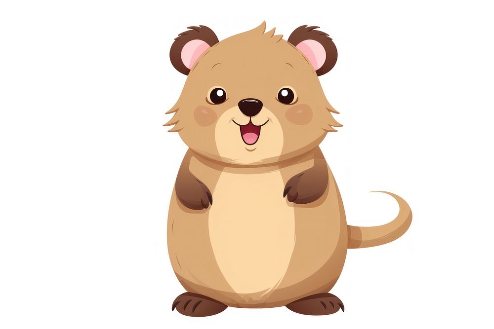 Quokka cartoon mammal animal. AI | Free Photo Illustration - rawpixel