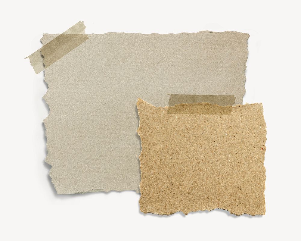 Autumn aesthetic ripped paper collage | Free Photo - rawpixel