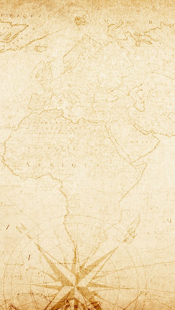 Vintage world map phone wallpaper, | Premium Photo - rawpixel