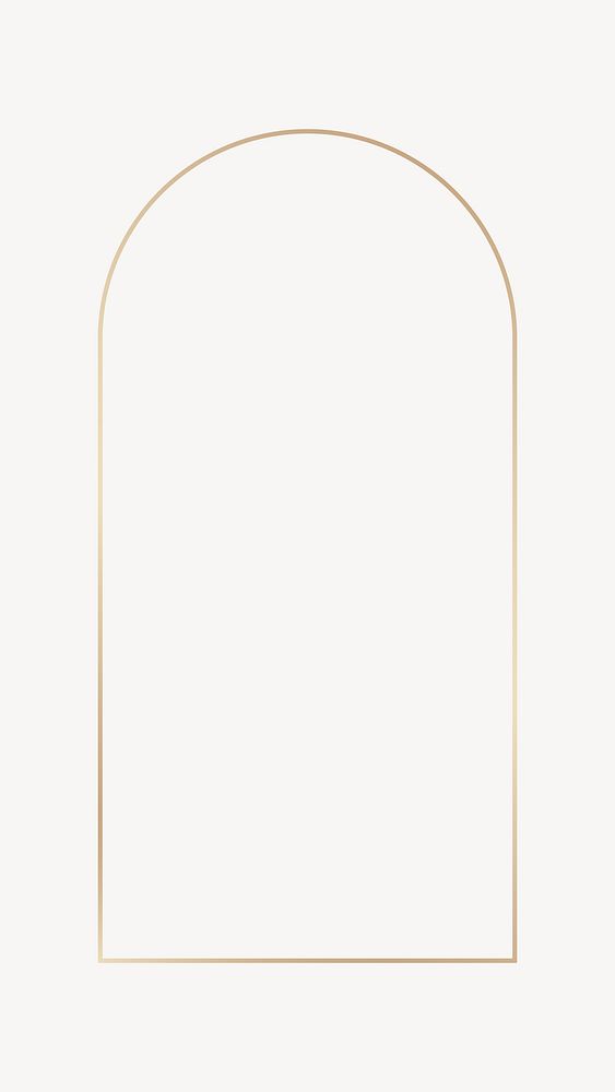 Gold arch border frame vector | Premium Vector - rawpixel