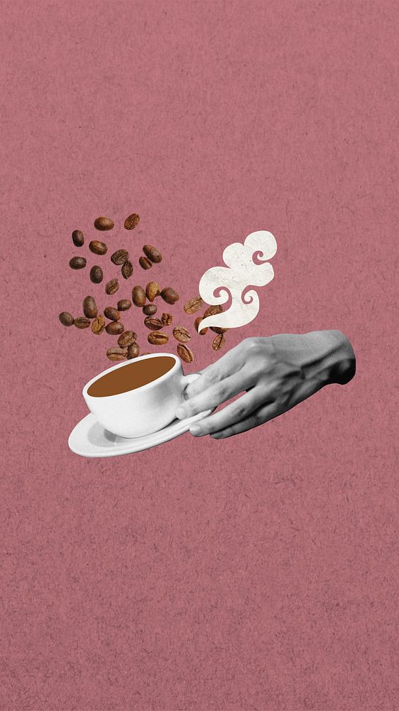 Coffee lover aesthetic mobile wallpaper | Premium Photo - rawpixel