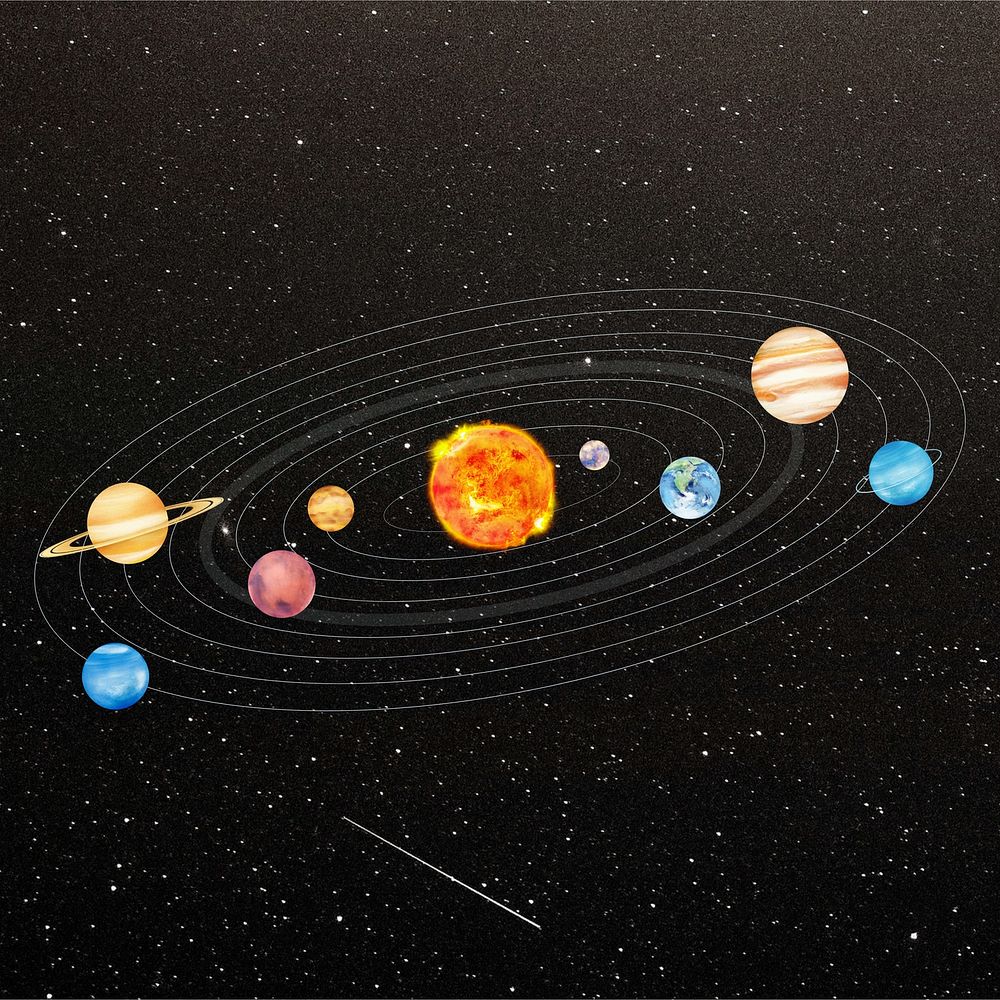 Solar system, creative galaxy collage | Premium Photo - rawpixel
