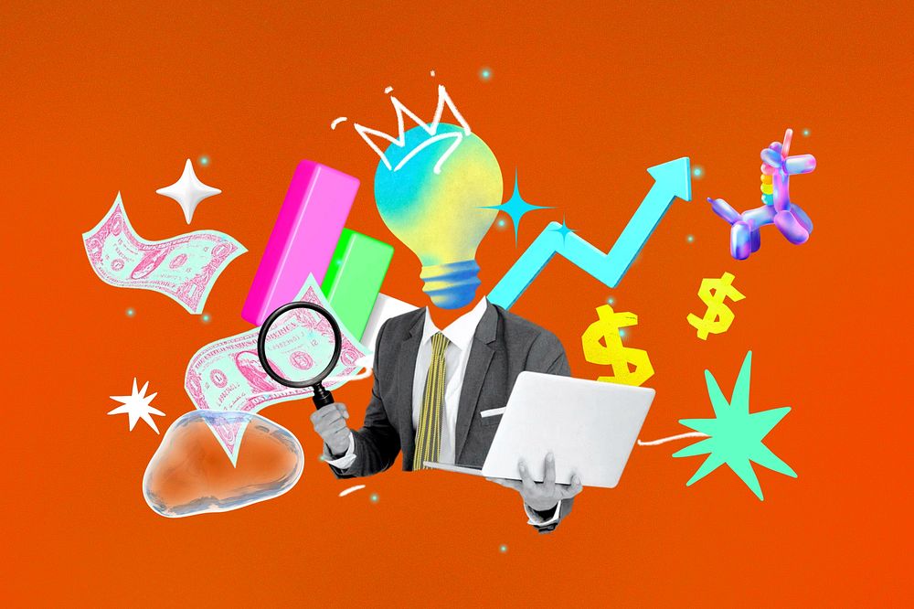 Digital marketing collage element remix | Premium Photo - rawpixel