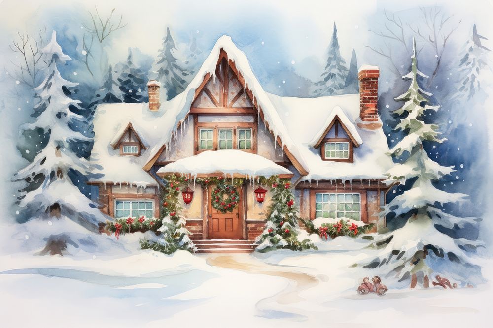 Chrismas house architecture christmas building. | Free Photo ...