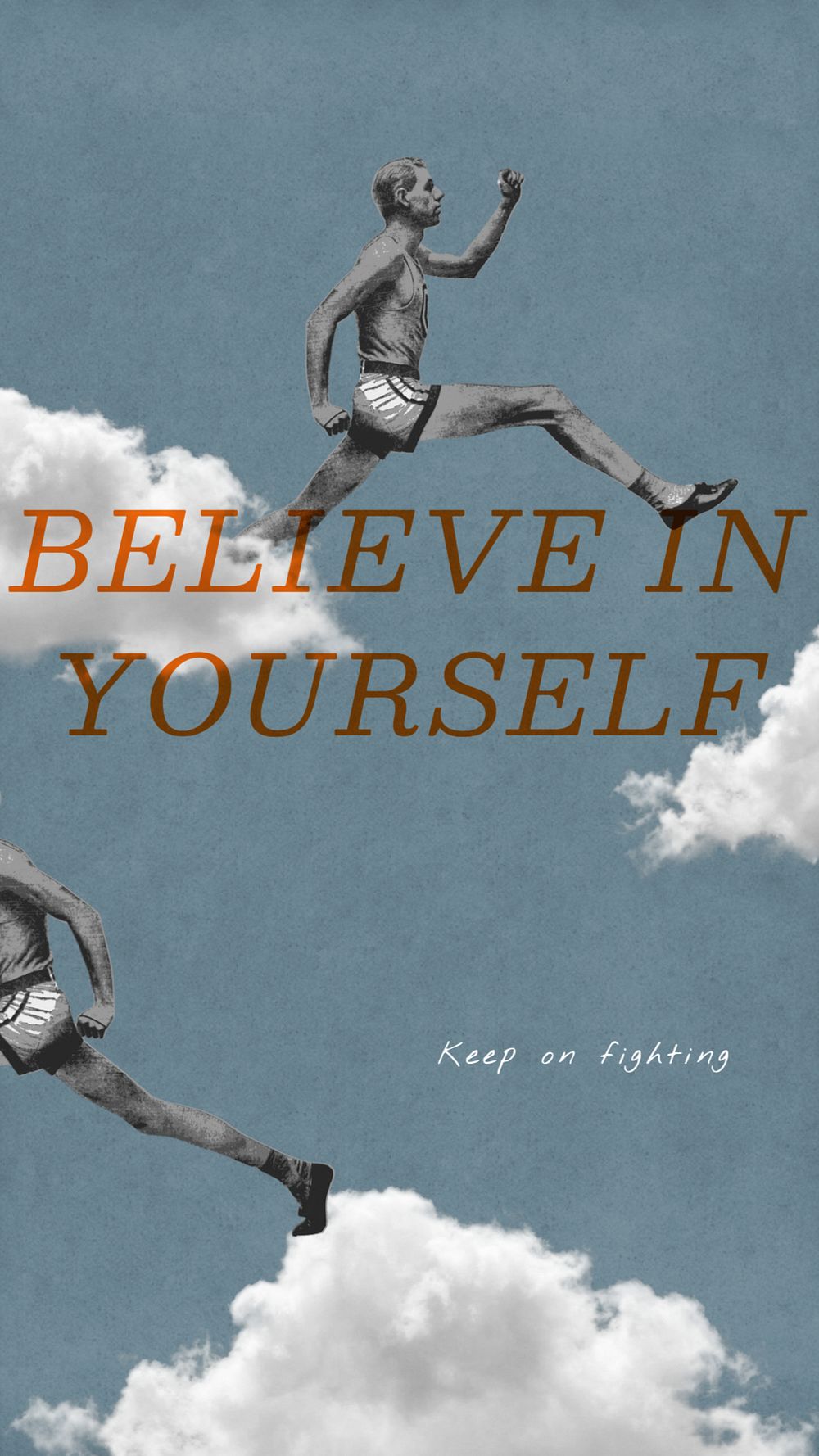 Blue motivational quote iPhone wallpaper | Premium Photo - rawpixel