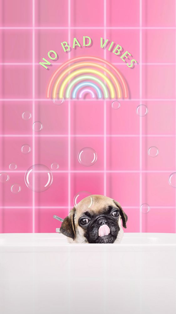 Positive quote pink iPhone wallpaper | Premium Photo - rawpixel