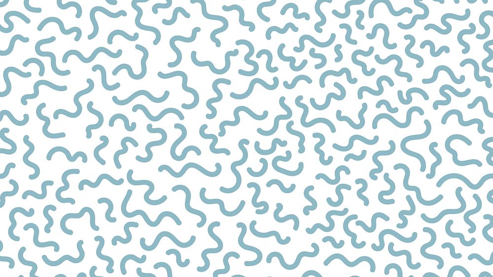 Cute desktop wallpaper blue squiggle | Free Photo - rawpixel
