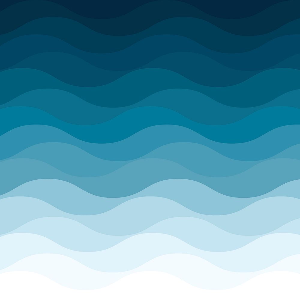 Gradient blue wave pattern background | Premium Vector - rawpixel