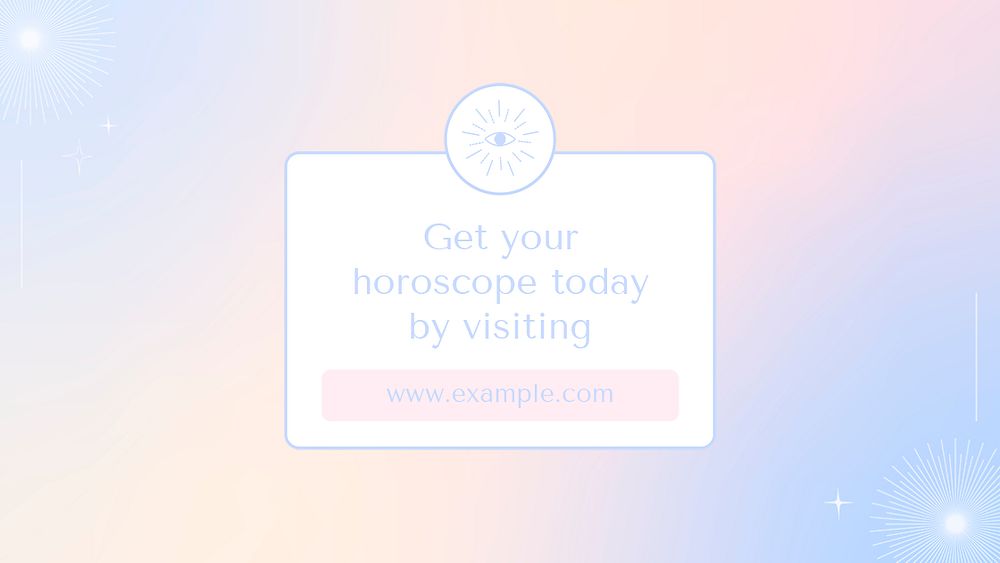 Spiritual notification blog banner template, | Free PSD Template - rawpixel