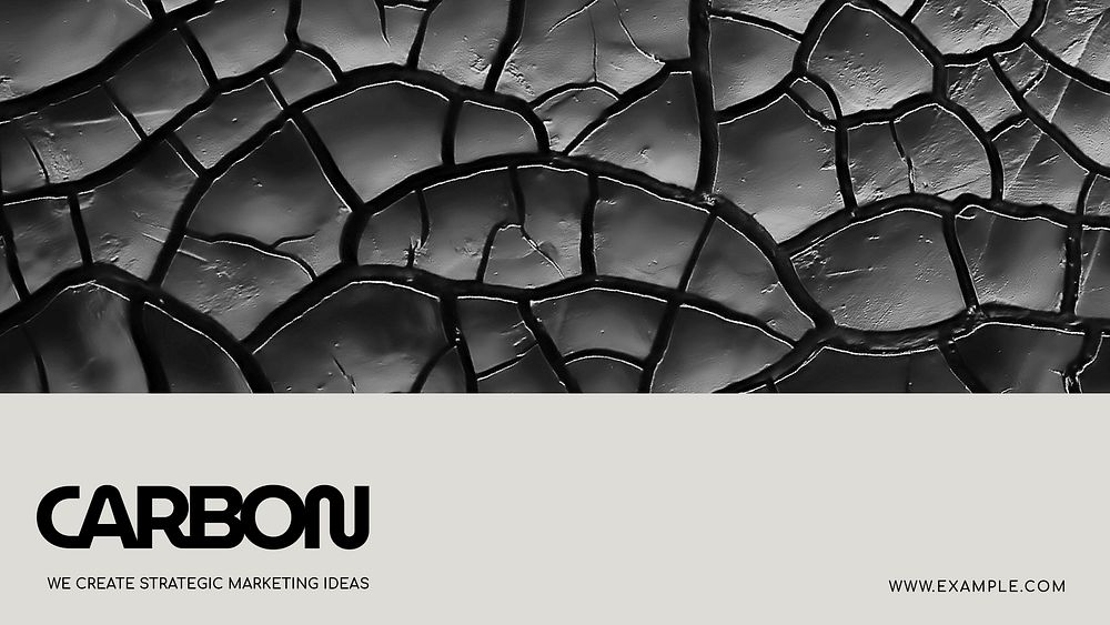 Cracked texture presentation editable template, | Premium PSD Template ...