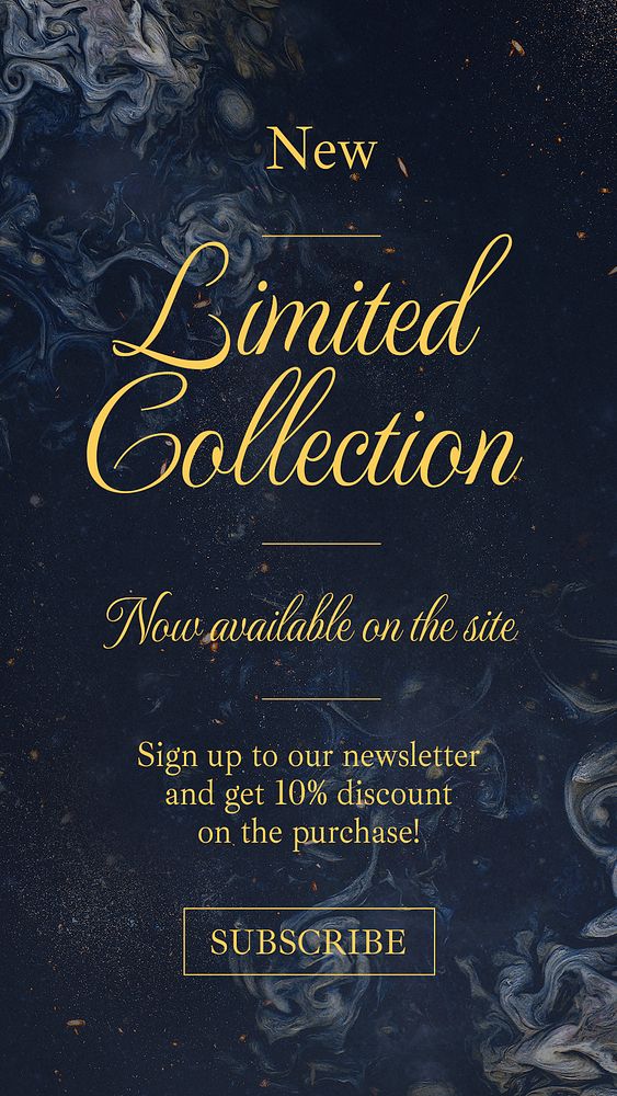 Limited collection instagram story template, | Premium PSD Template ...