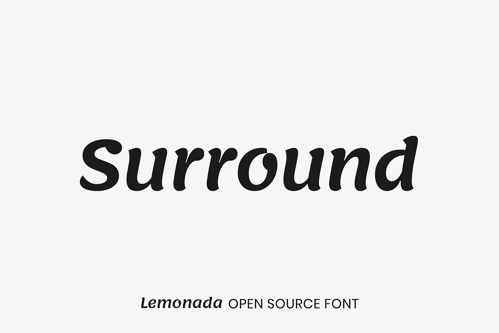 Lemonada open source font by Mohamed | Free Font Add-on - rawpixel