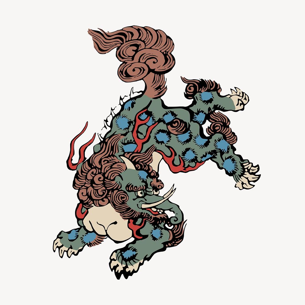 Japanese myth baku, Malayan tapir, | Free Vector Illustration - rawpixel