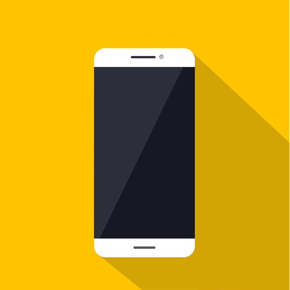 Illustration of mobile phone isolated | Premium Vector - rawpixel