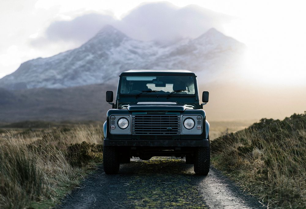 Car parked at Glen Etive, | Photo - rawpixel