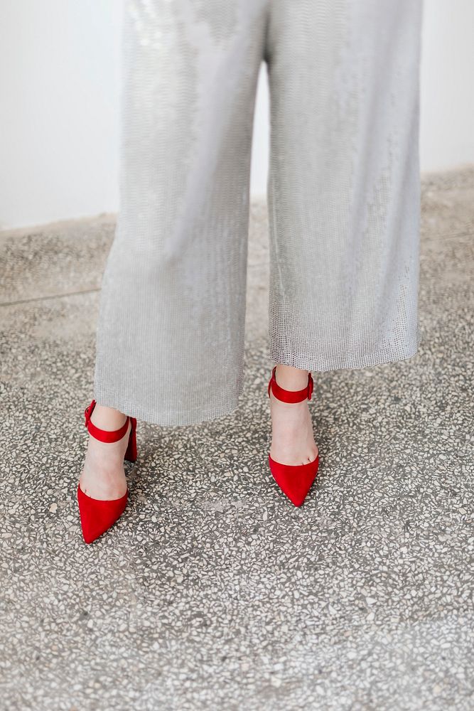Fashionable woman in red heels | Premium Photo - rawpixel