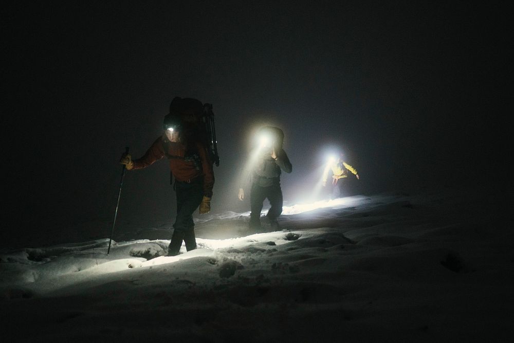 Mountaineers trekking in the cold | Premium Photo - rawpixel