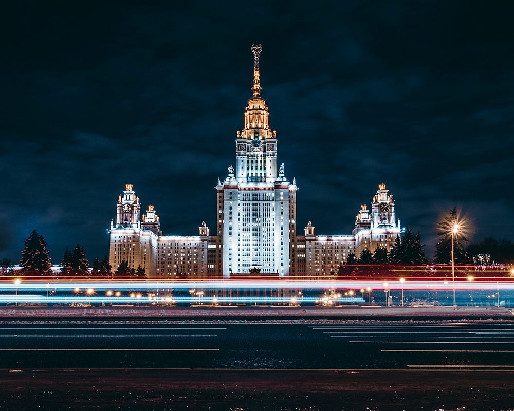 Main building of the Moscow | Free Photo - rawpixel